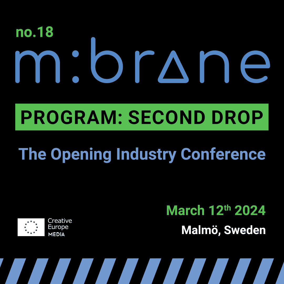 The Opening Industry Conference 2024 - 2nd drop of program - m:brane
