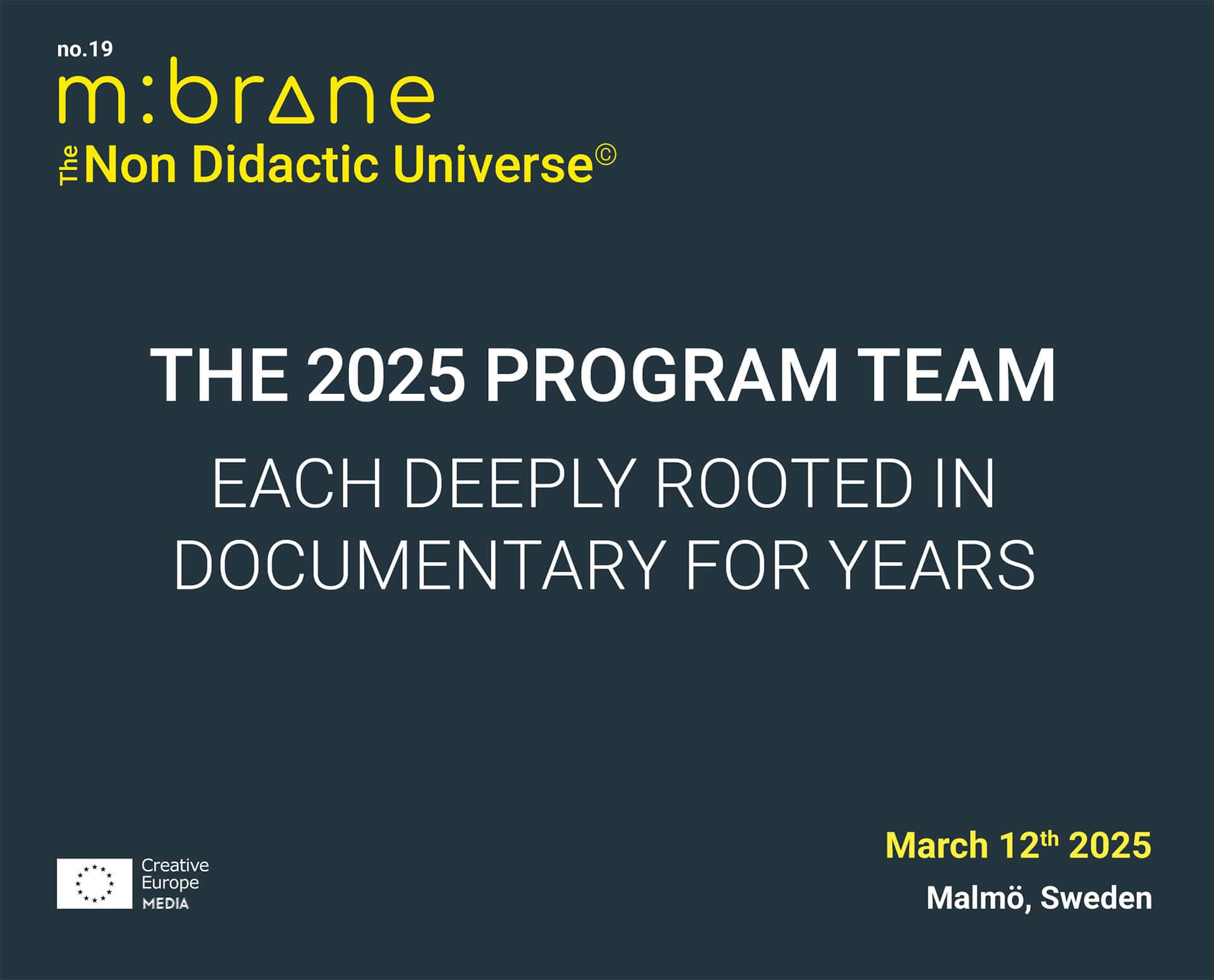 A new dawn for youth documentaries - m:brane